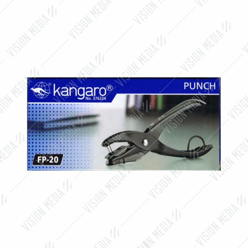 KANGARO ONE HOLE PUNCHER (ROUND SHAPE) (FP-20) | Vision Media Supplies