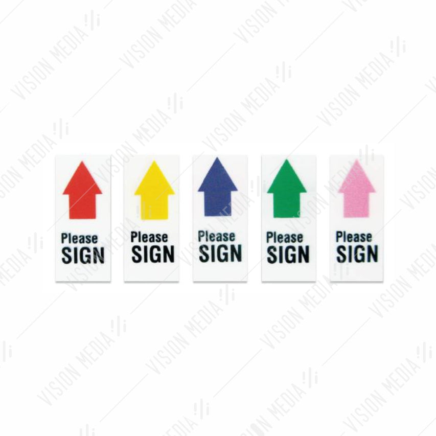 CBE SIGN HERE STICK ON NOTES FILM FLAG (5MM X 43MM) (14019) | Vision ...