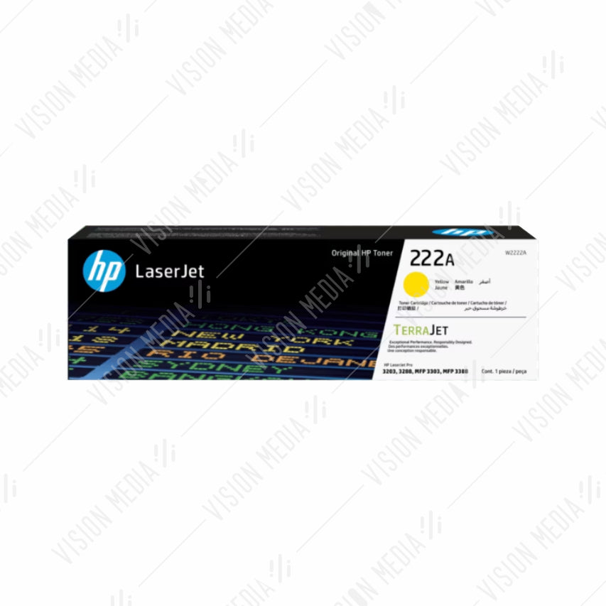 HP 222A Yellow Laserjet Toner Cart | W2222A | HP Toner | Printer Toner