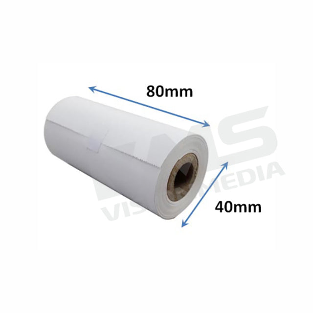 THERMAL ROLL 80 X 40 X 12 (MM) | Vision Media Supplies