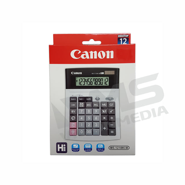 CANON 12-DIGIT CALCULATOR WS1210HI II | Vision Media Supplies