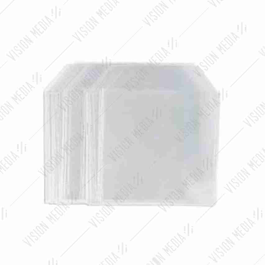 PLASTIC CD SLEEVES (100PCS) | Vision Media Supplies