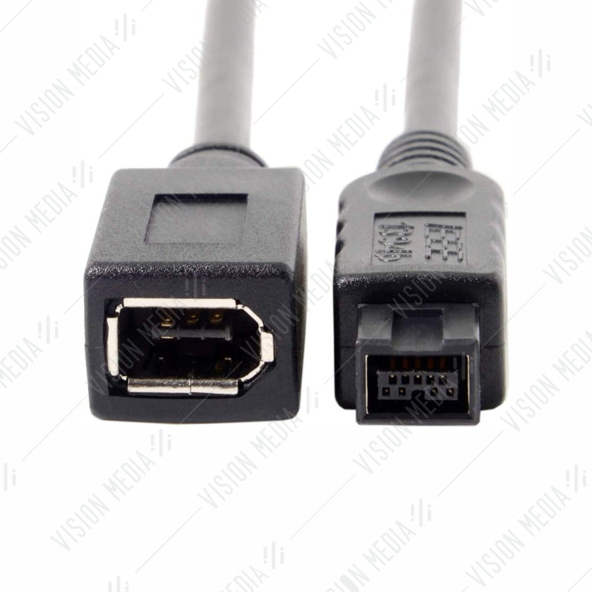 FIREWIRE 800 (MALE) TO FIREWIRE 400 (FEMALE) CABLE (IEE1394) | Vision ...