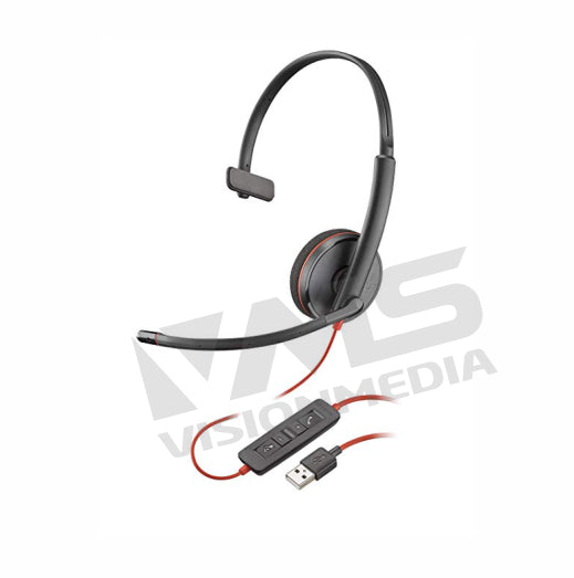 PLANTRONICS BLACKWIRE C3210-A USB HEADSET (209744-101) | Vision Media ...
