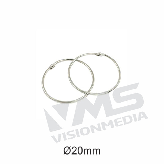 CARD RING 20MM DIAMETER (10 PCS / PACK) | Vision Media Supplies