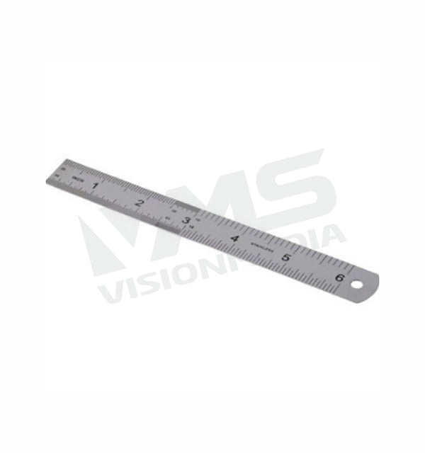 STEEL RULER 6 INCH | Vision Media Supplies