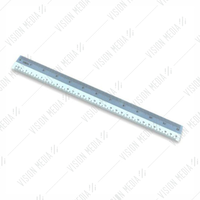 12" Straight Plastic Ruler | Vision Media Supplies